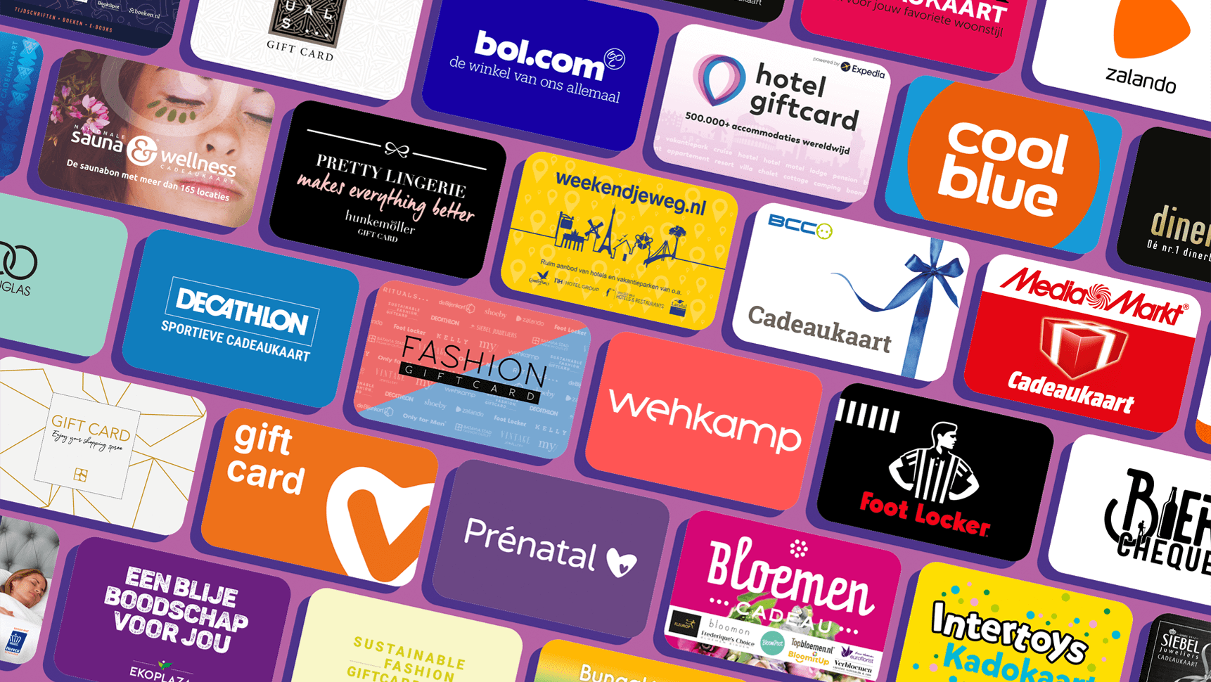 Het grootste cadeaukaart assortiment van NL vind je op cadeaubon.nl