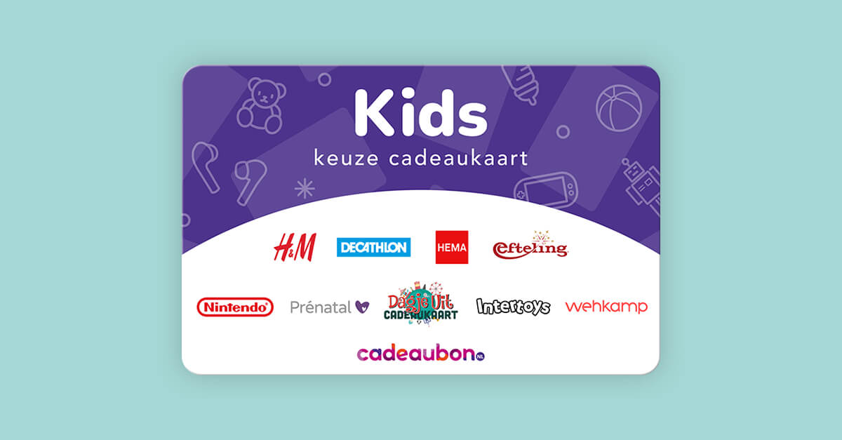 Bestel nu de Kids Keuze Cadeaukaart op cadeaubon.nl!