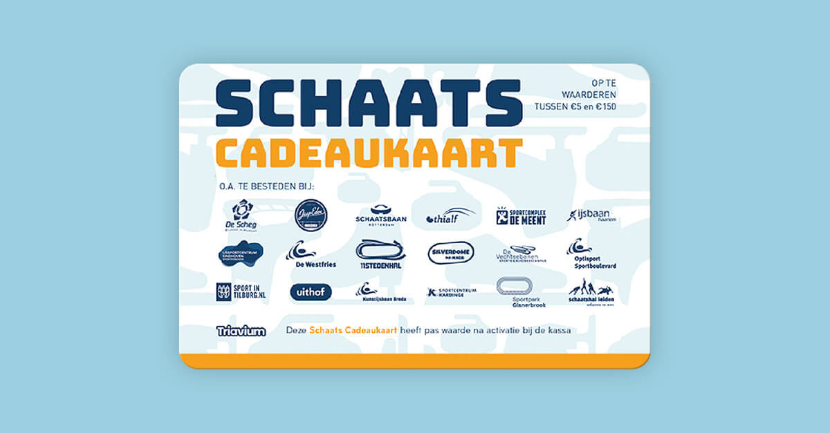 Schaats Cadeaukaart bestellen | cadeaubon.nl