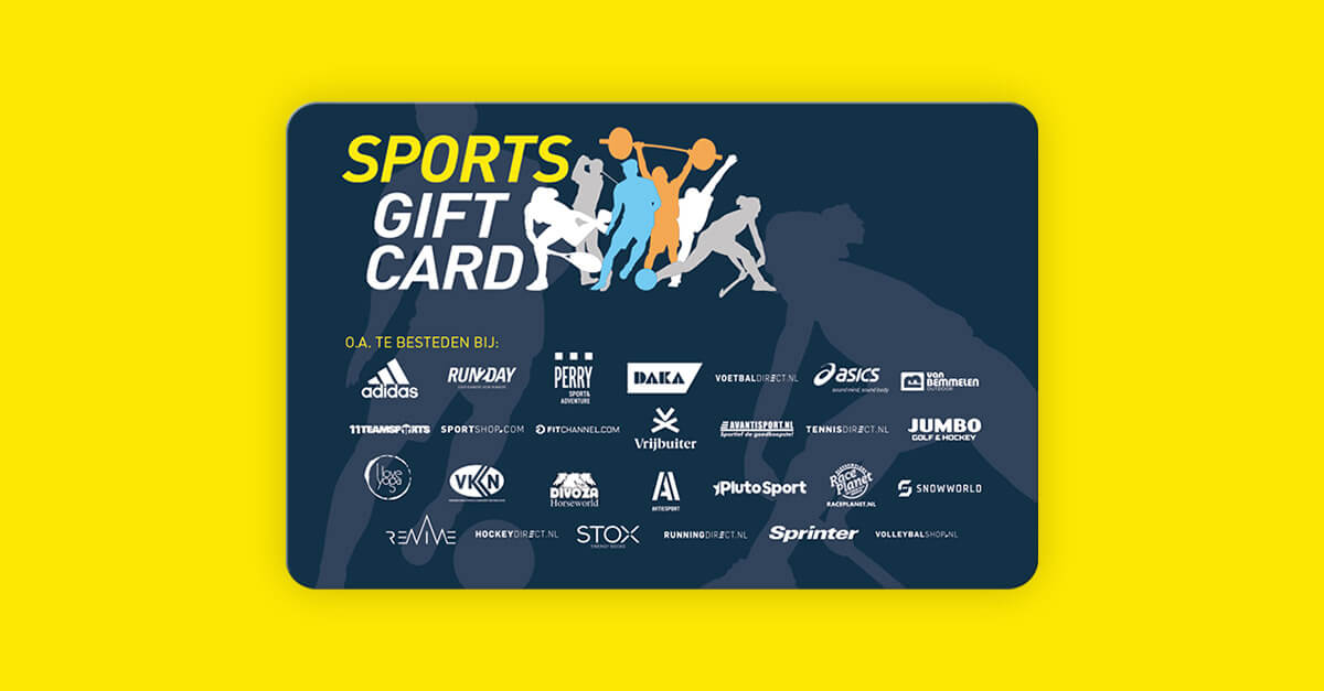 Sports Gift Card bestellen | cadeaubon.nl