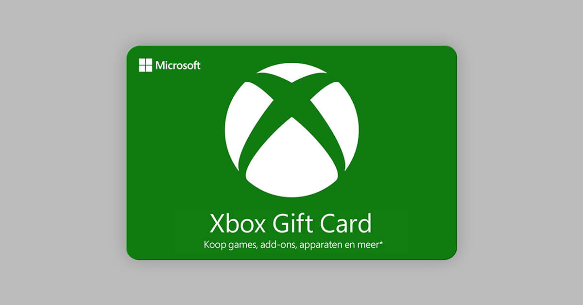 Microsoft Xbox Gift Card €10 | cadeaubon.nl