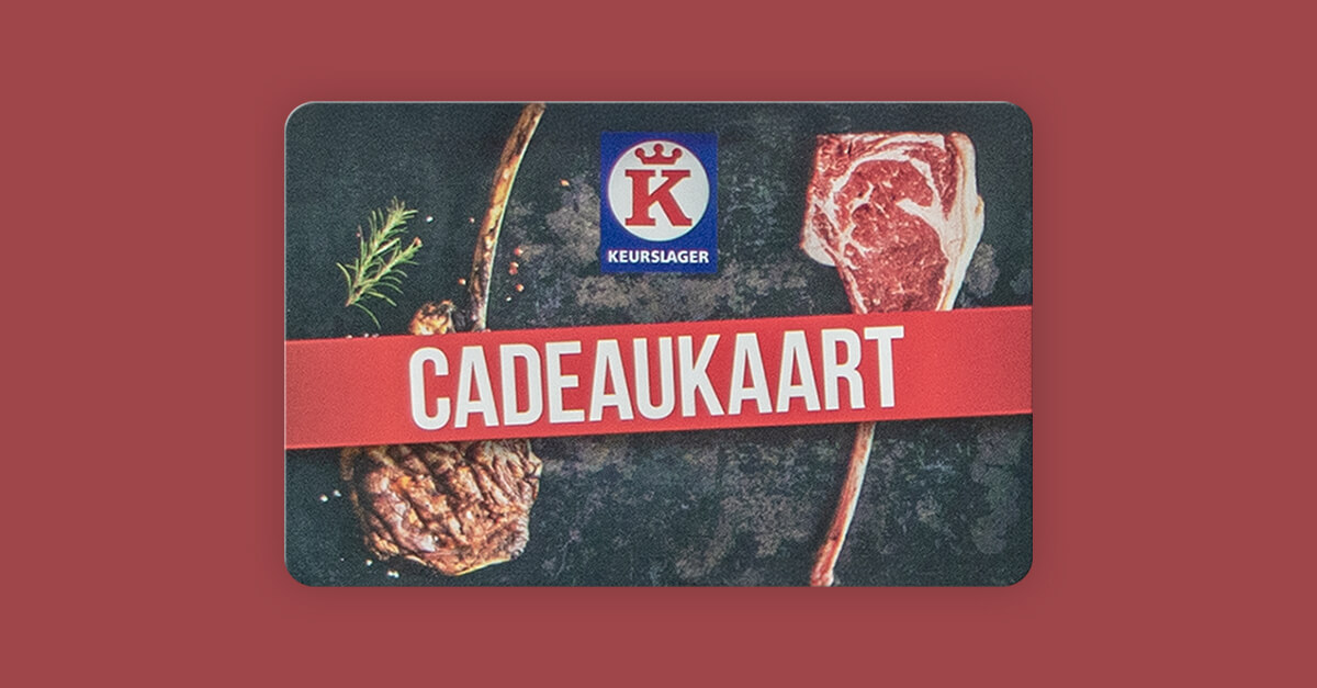 Keurslager Cadeaukaart, nu bestellen bij cadeaubon.nl