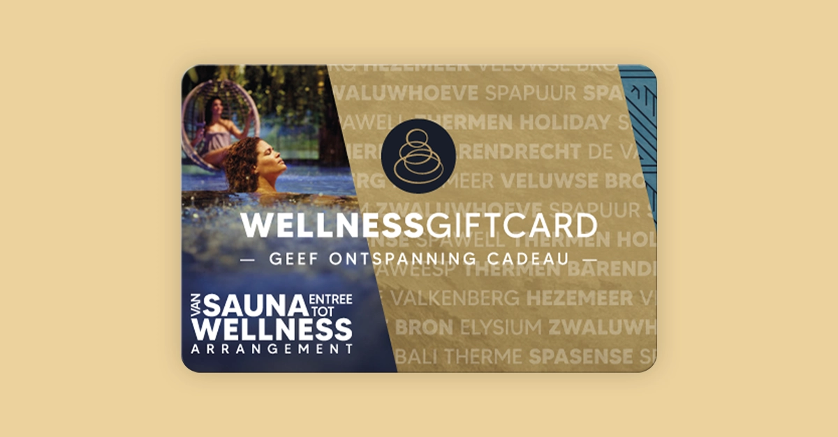 Wellness Giftcard bestellen doe je op cadeaubon.nl!
